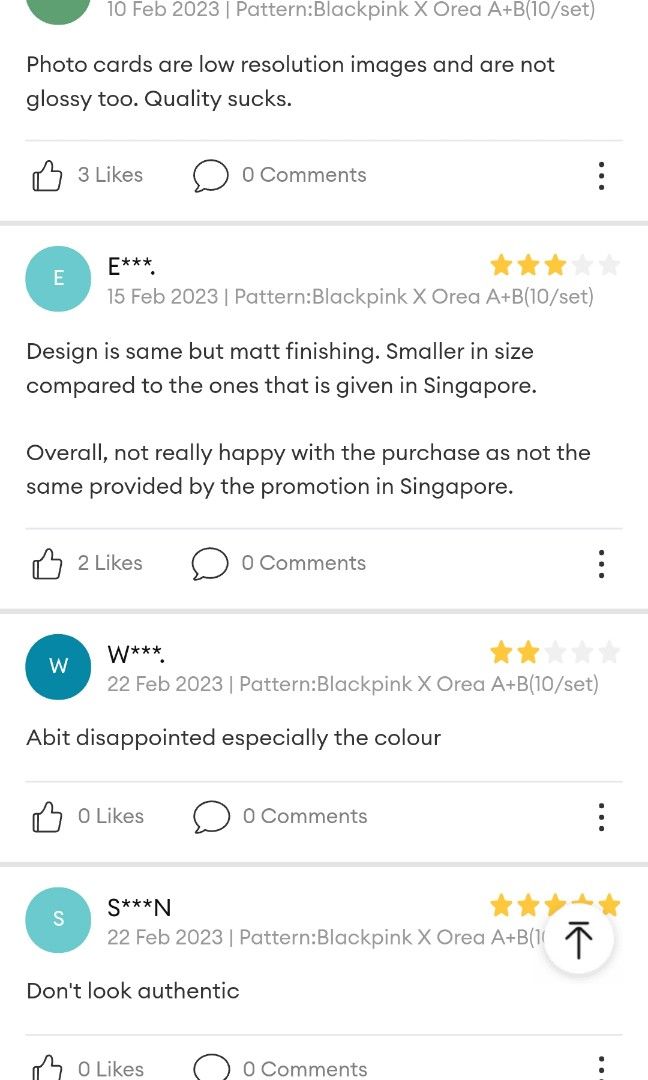 Authentic New Opened Blackpink X Oreo Card Photocards Picture ...