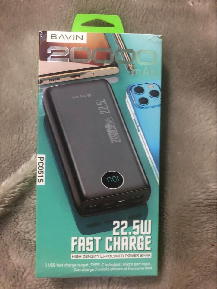 BAVIN POWERBANK 20000 MAH PC0515, Mobile Phones & Gadgets, Mobile ...
