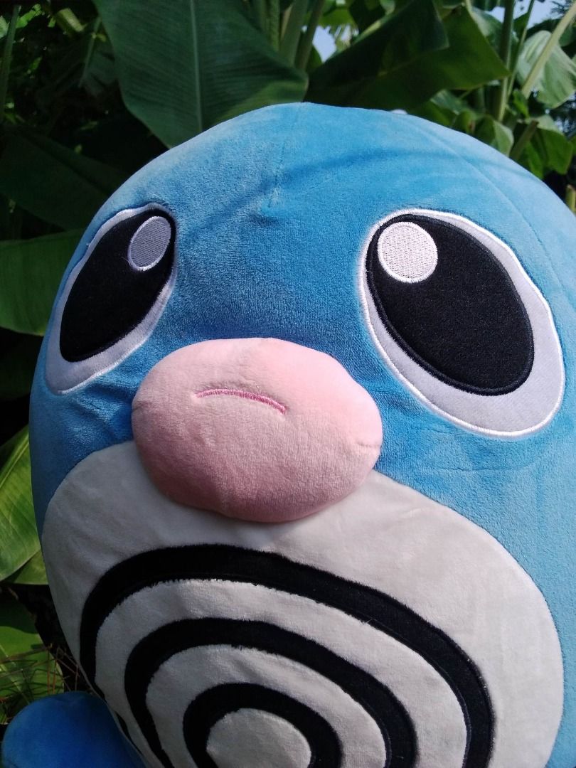 FREE SHIPPING: BIG and SQUISHY 14-Inch Poliwag Pokemon Plush Toy (Nintendo), Hobbies & Toys ...