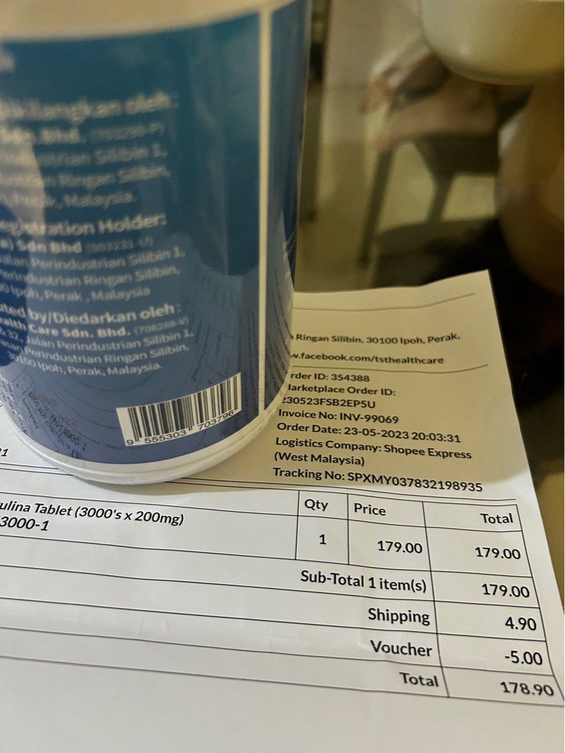 Biocare Spirulina 3000 tablets x 200mg, Health & Nutrition, Health ...