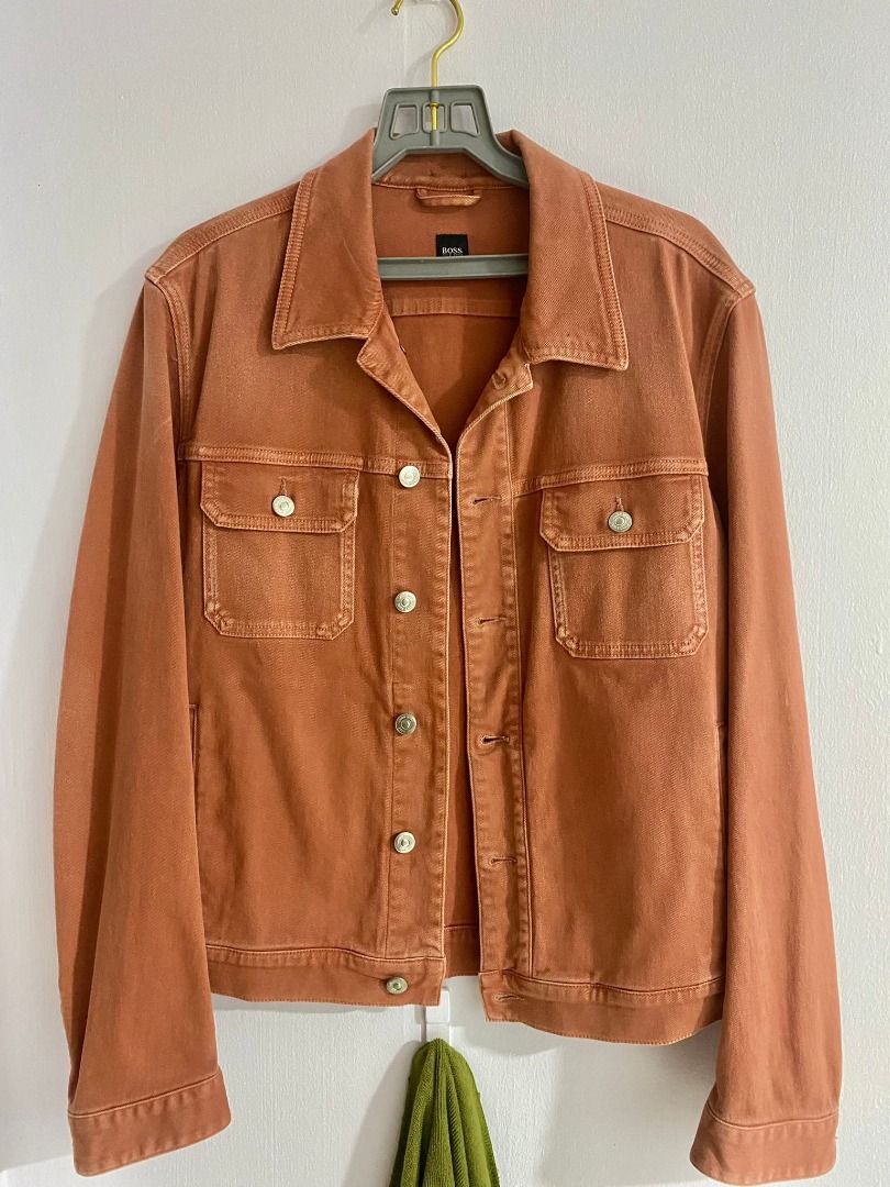 BOSS (Hugo Boss) Denim Jacket, Luxury, Apparel on Carousell