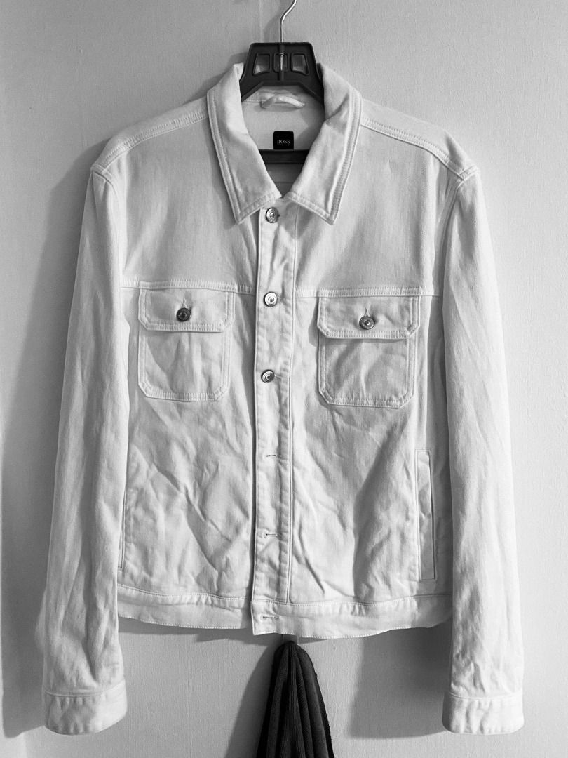 BOSS (Hugo Boss) Denim Jacket, Luxury, Apparel on Carousell