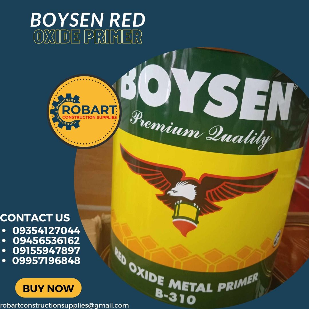 Boysen Red Oxide Primer, Commercial & Industrial, Construction Tools ...