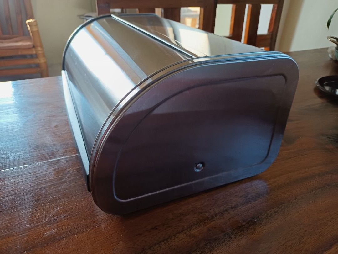 Brabantia Stainless Bread Keeper, Furniture & Home Living, Kitchenware ...