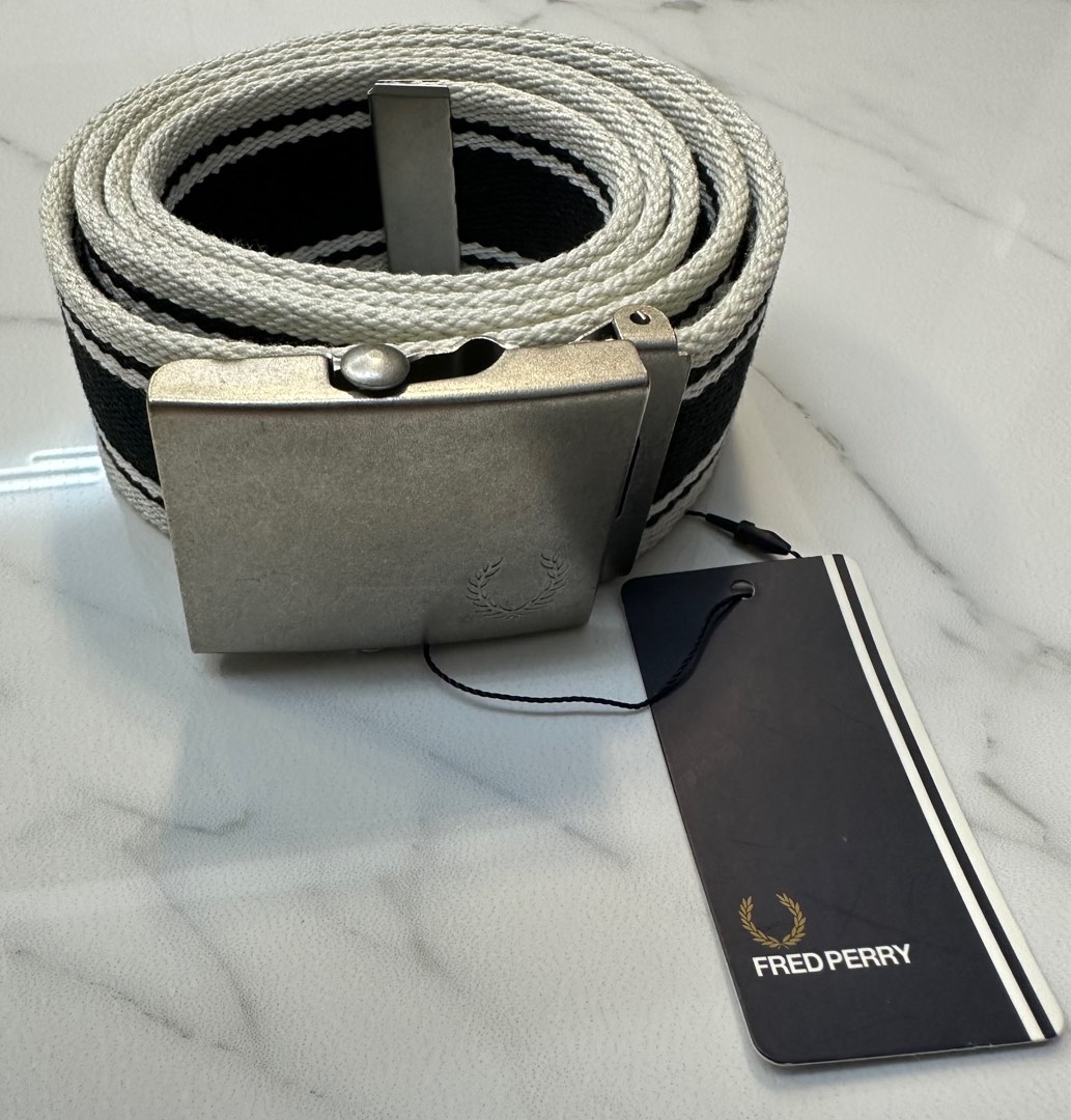 Brand New Fred Perry Webbing belt, Men's Fashion, Watches & Accessories ...