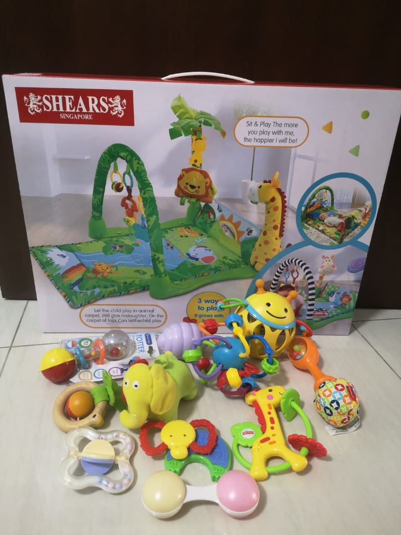 Brand New in box Shears Sit and Play gym activity Animal theme FREE ...