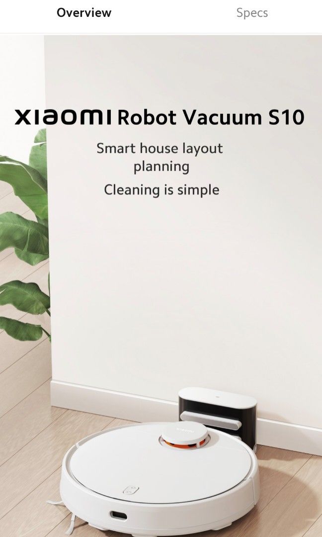 Brand new Xiaomi Vacuum Robot S10, TV & Home Appliances, Vacuum Cleaner ...