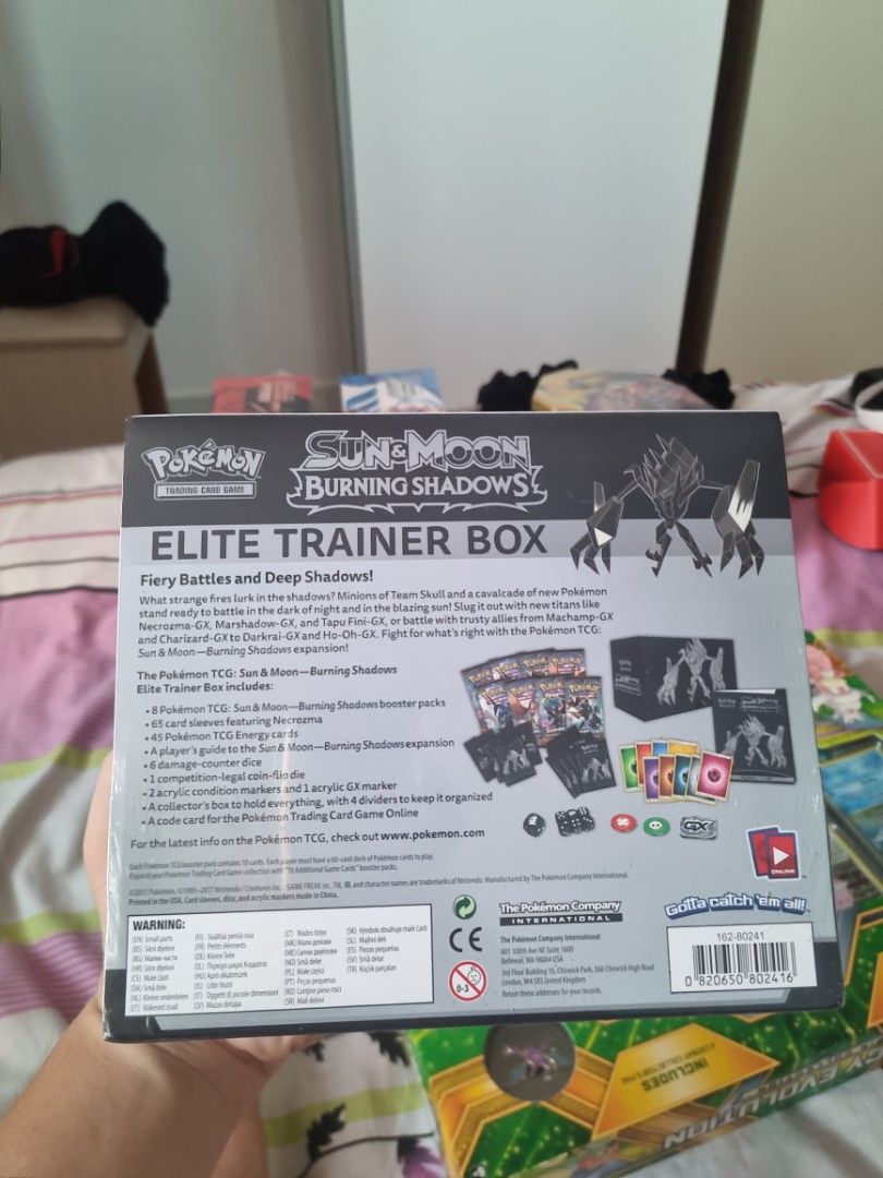 BURNING SHADOWS ETB | Modern Pokemon | Pokemon Elite Trainer Box| ETB ...