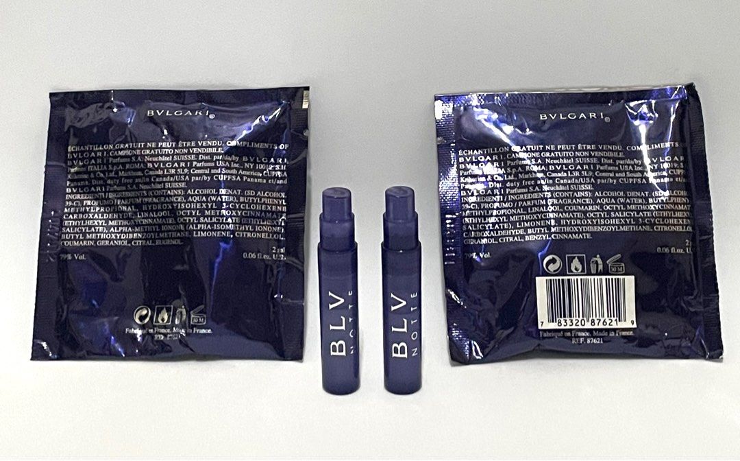 Bvlgari Notte Perfume for Men / Bvlgari Notte for Women Perfume Sample ...