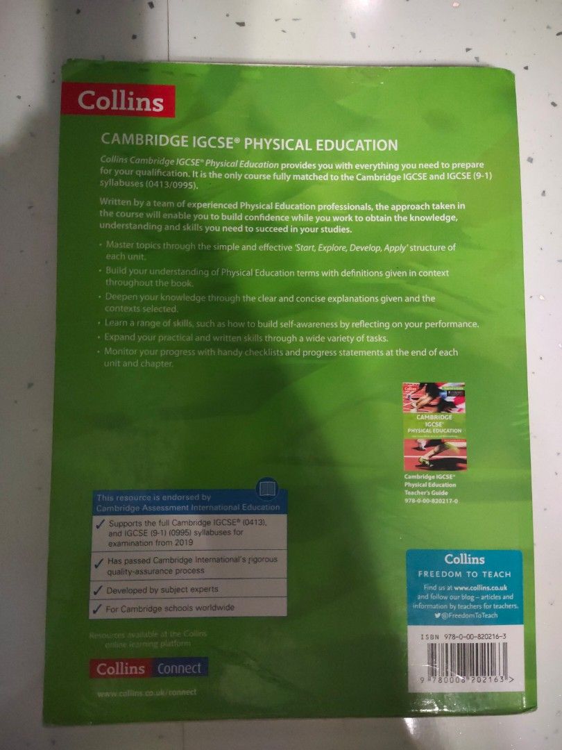 Cambridge Igcse Physical Education Textbook Hobbies And Toys Books And Magazines Textbooks On