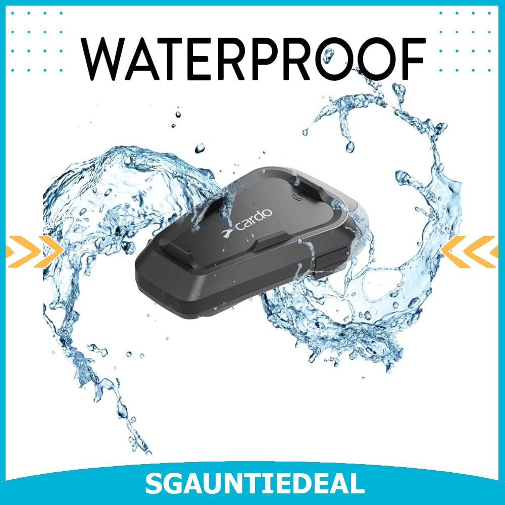 Cardo Spirit HD Motorcycle Bluetooth Communication Headset - Black ...