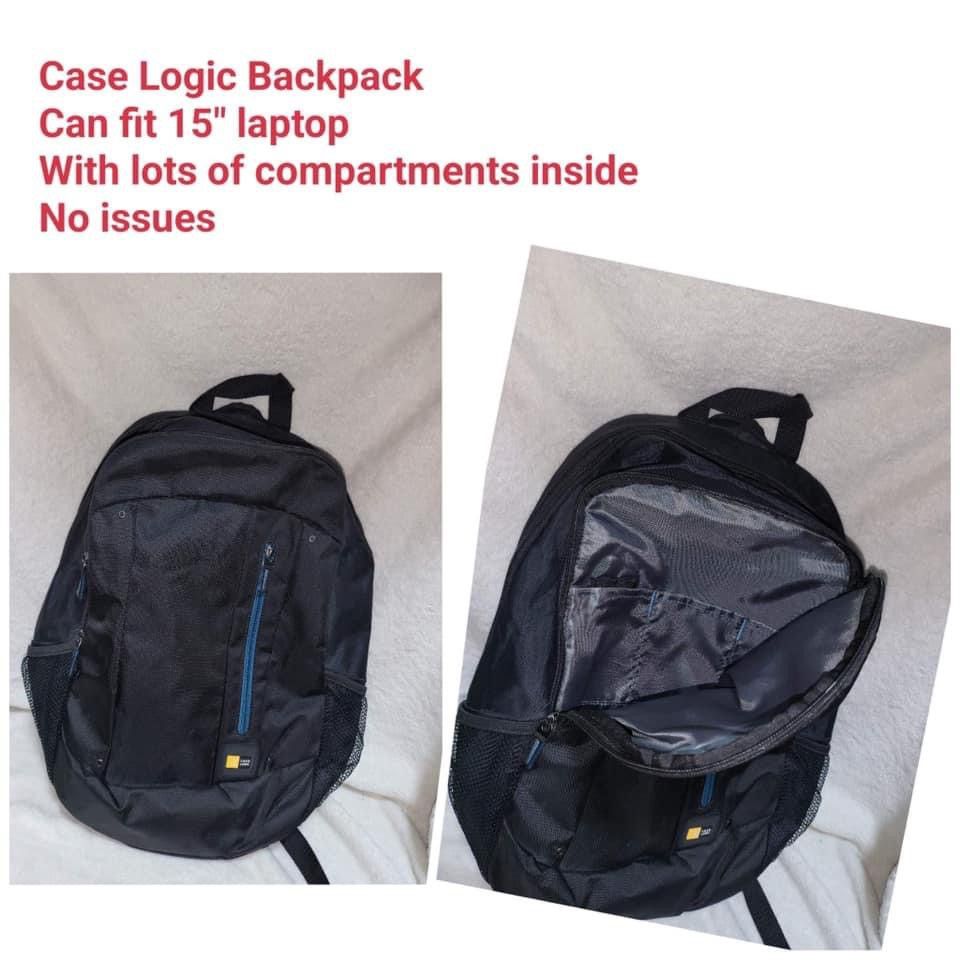 Case Logic Backpack, Men's Fashion, Bags, Backpacks on Carousell