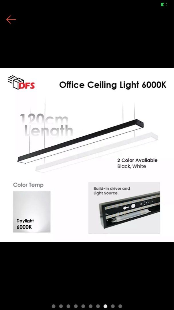 Ceiling Casement Linear Lights, Furniture & Home Living, Lighting ...
