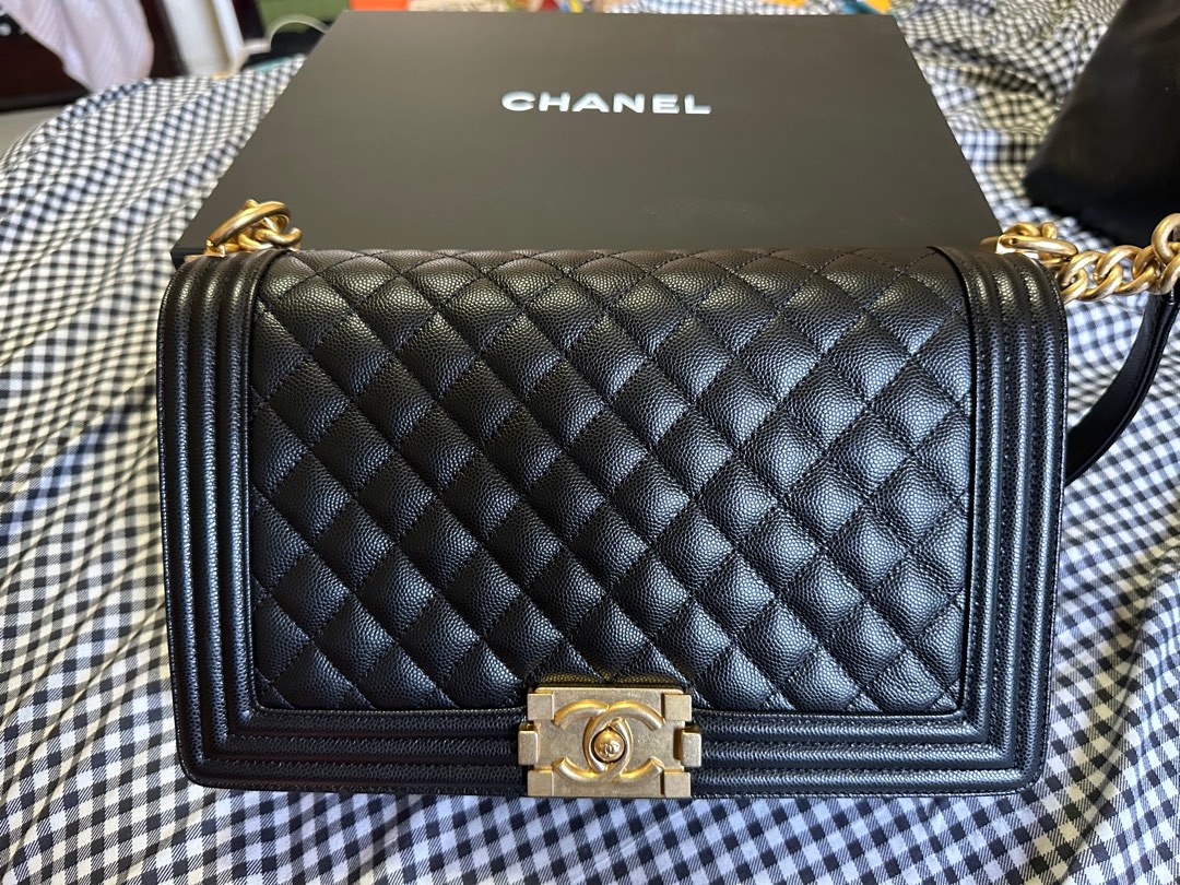 Chanel Boy, Luxury, Bags & Wallets on Carousell