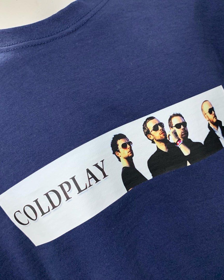 coldplay band shirt, Men's Fashion, Tops & Sets, Tshirts & Polo Shirts ...