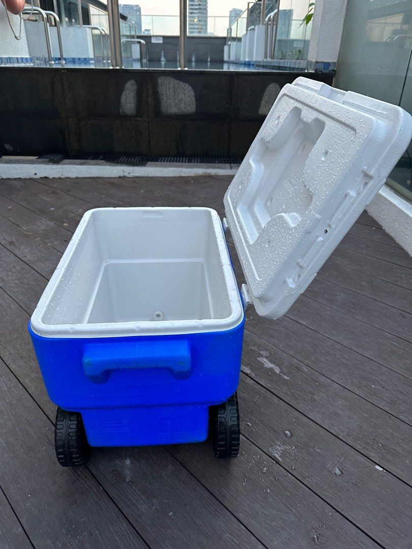 Coleman ice box cooler, Furniture & Home Living, Outdoor Furniture on ...