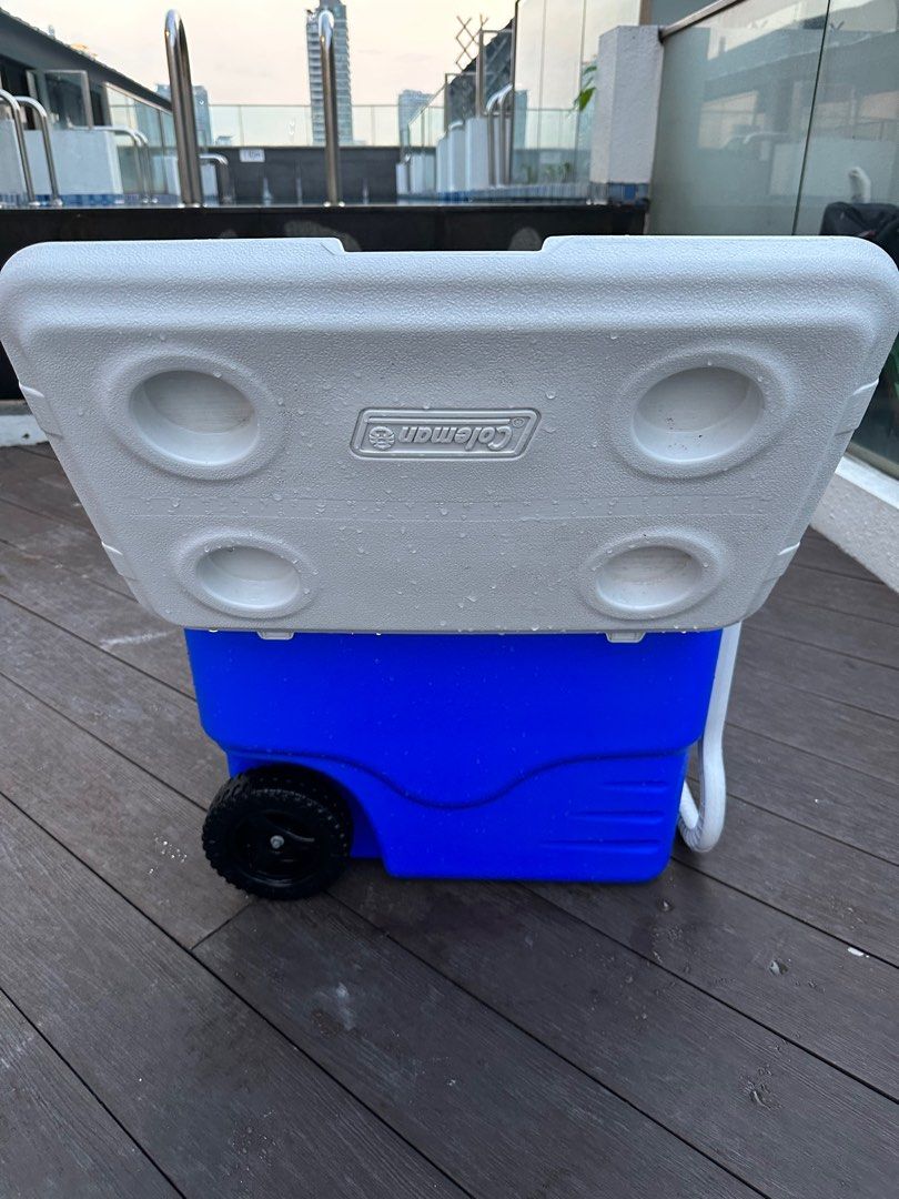 Coleman ice box cooler, Furniture & Home Living, Outdoor Furniture on ...