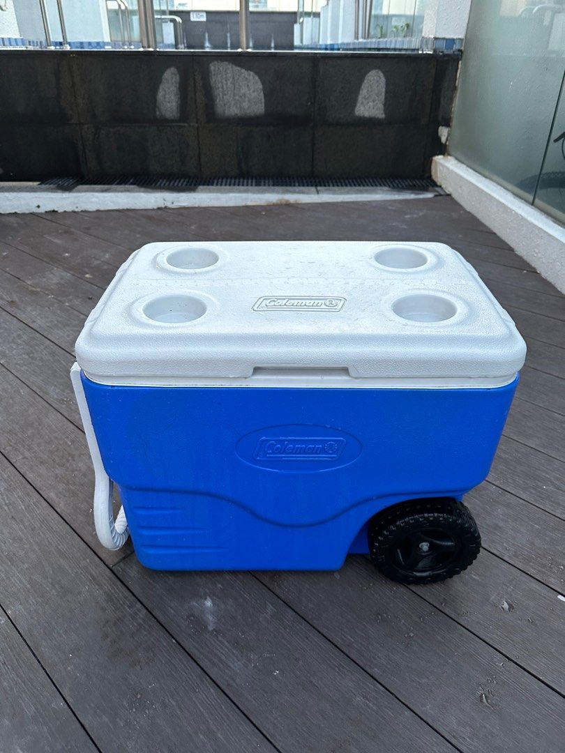 Coleman ice box cooler, Furniture & Home Living, Outdoor Furniture on ...