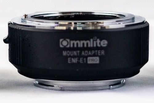 Commlite CM-ENF-E1 PRO Autofocus F-Mount to E-Mount Lens Adapter ...