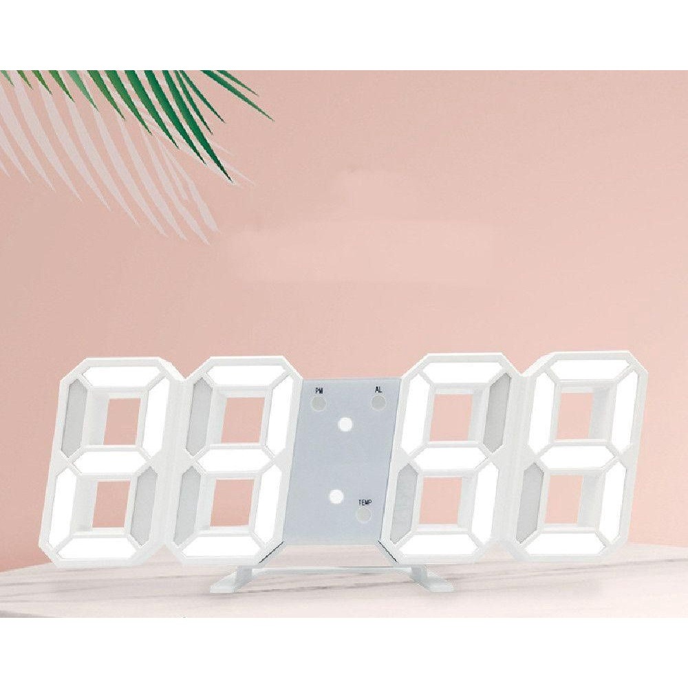 Creativity 3D LED Digital Clock / USB Modern Digital Wall Clock Alarm ...