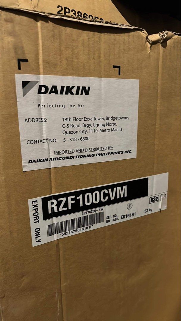 DAIKIN FHA100BVMA 4.0HP Inverter Ceiling Suspended Aircon on Carousell