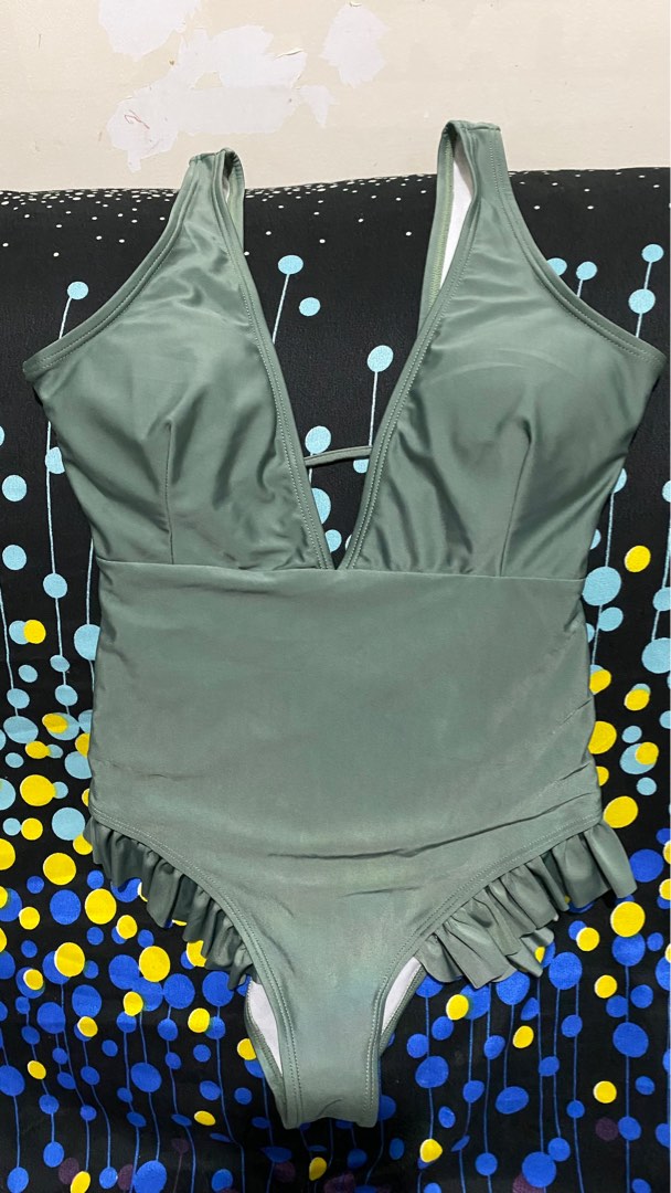 Deep V Swimsuit on Carousell