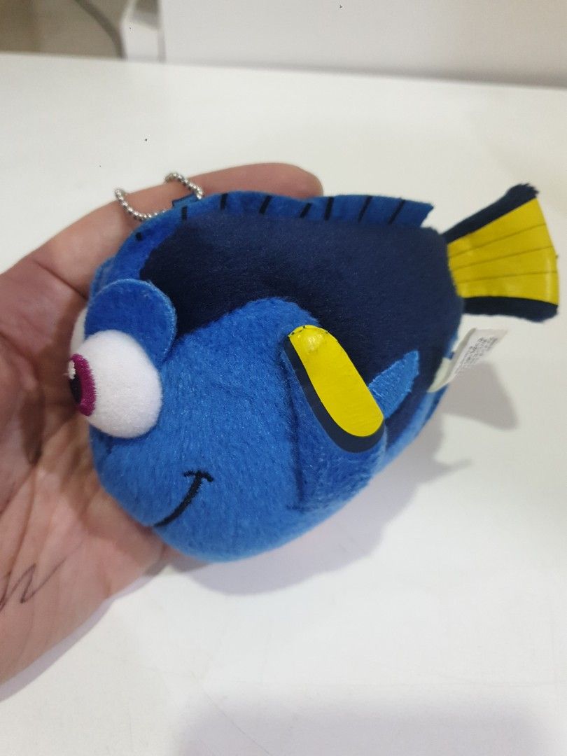 Disney Pixar Finding Dory Stuffed Animal Plush Blue Fish Nemo keychain ...