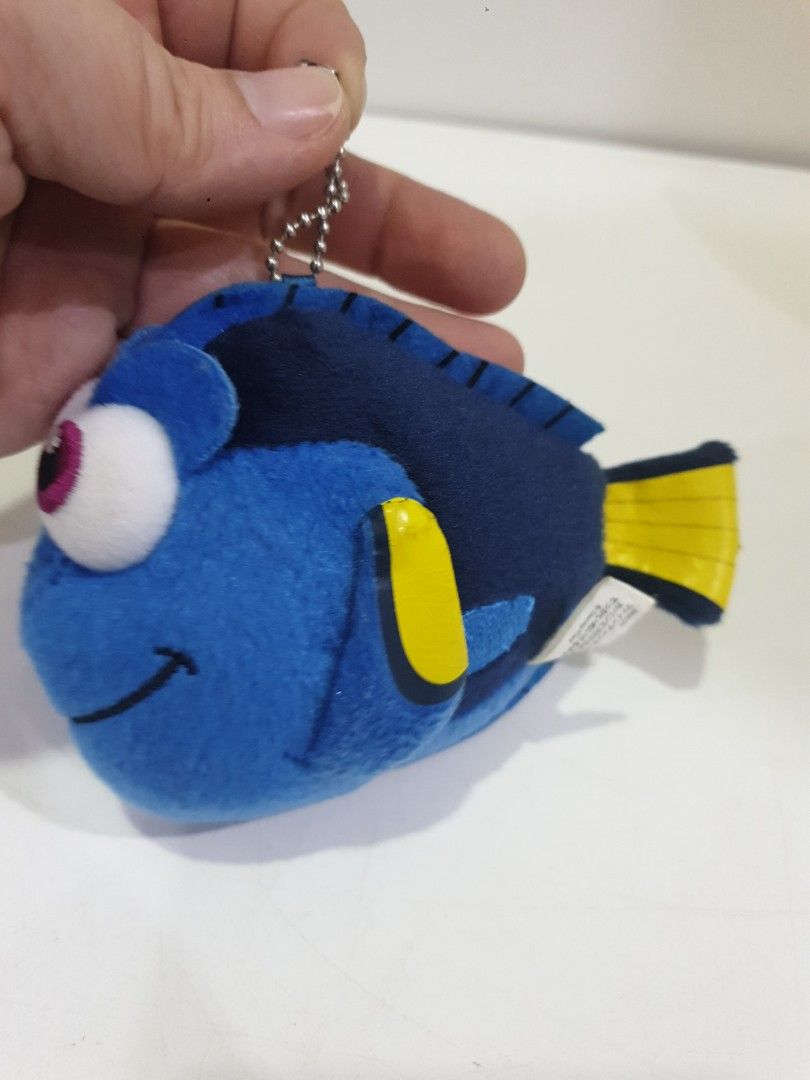 Disney Pixar Finding Dory Stuffed Animal Plush Blue Fish Nemo keychain ...