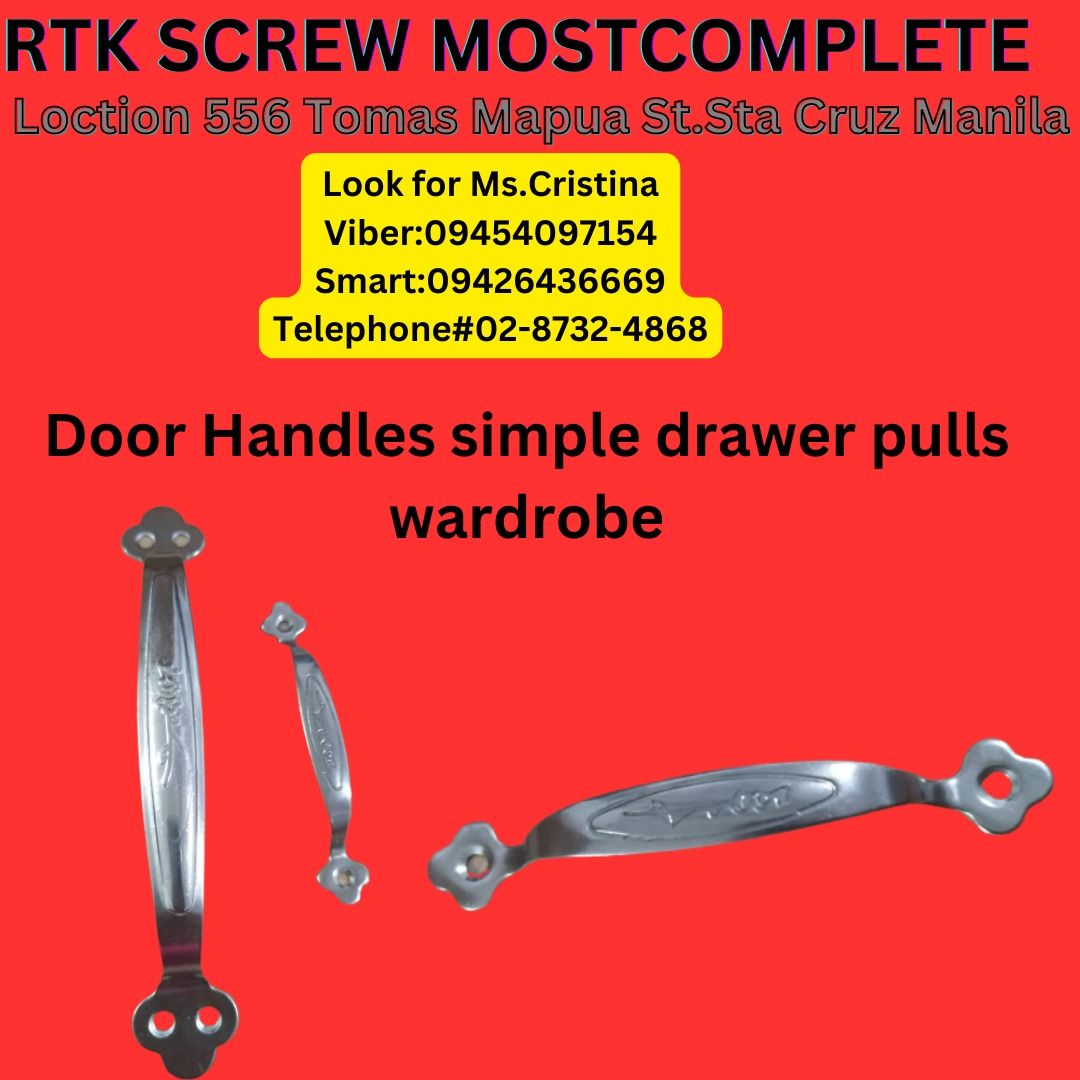 Door Handles simple drawer pulls wardrobe, Commercial & Industrial ...
