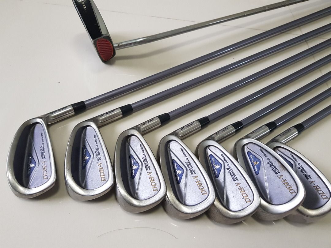 Dunlop Golf Clubs 5 6 7 8 9 S And P Sports Equipment Sports