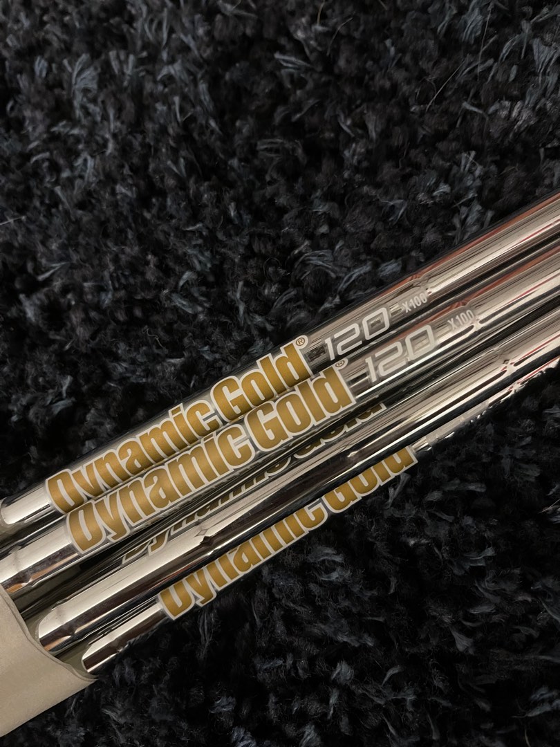 Dynamic gold 120 X100 iron 5-p shaft, Sports Equipment, Sports & Games ...