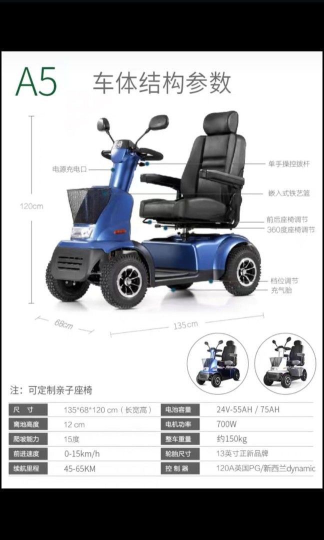 Electric 4 Wheel 2 Seaters PMD, Sports Equipment, PMDs, E-Scooters & E ...