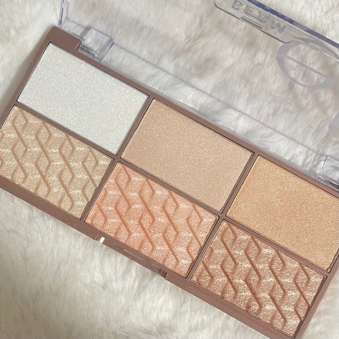 elf glow gleam beam highlighter palette, Beauty & Personal Care, Face ...