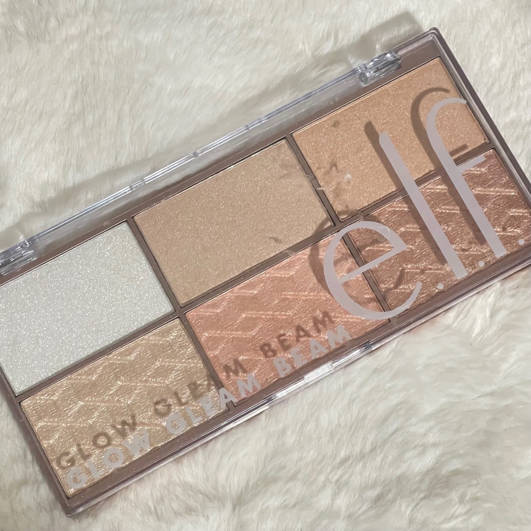 elf glow gleam beam highlighter palette, Beauty & Personal Care, Face ...