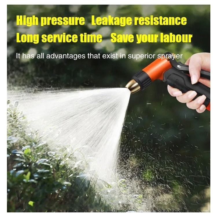 Expandable Water Hose Reel Spray Tap Connector garden telescopic spring ...