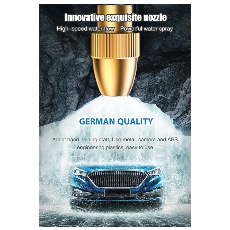 Expandable Water Hose Reel Spray Tap Connector garden telescopic spring ...