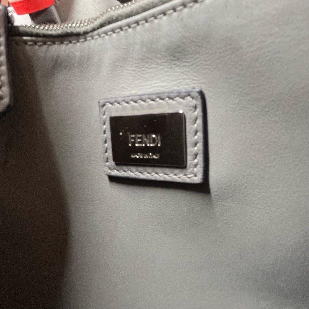FENDI T/F Gray Limited Edition 2-Way, Luxury, Bags & Wallets on Carousell
