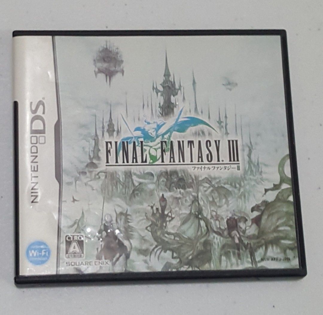 Final Fantasy 3 DS Japanese version, Video Gaming, Video Games, Nintendo on Carousell