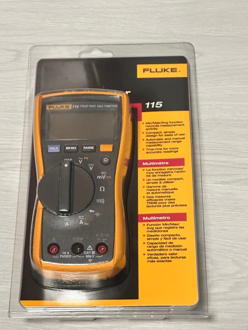 Fluke 115 Multimeter, Computers & Tech, Parts & Accessories, Other ...