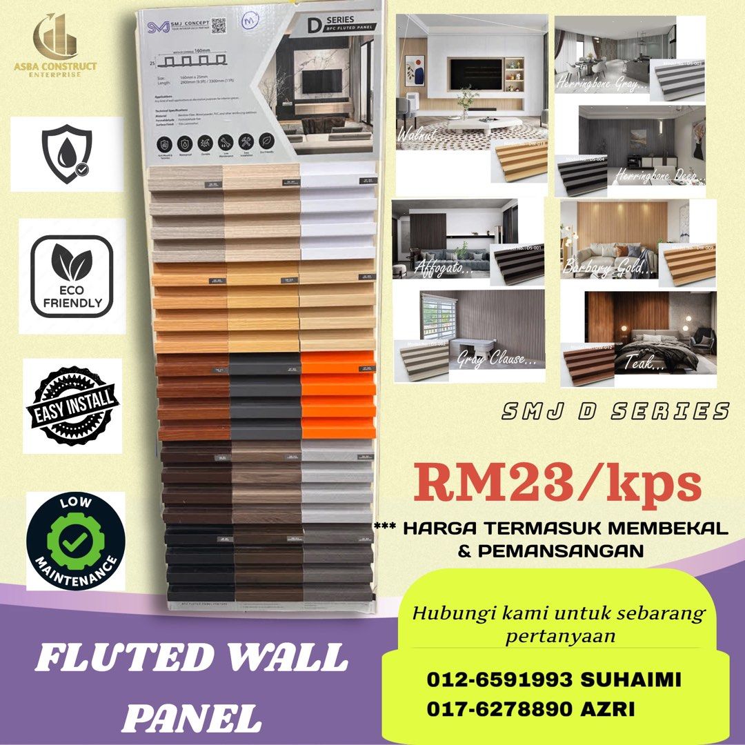 Fluted Panel, Furniture & Home Living, Home Decor, Wall Decor on Carousell