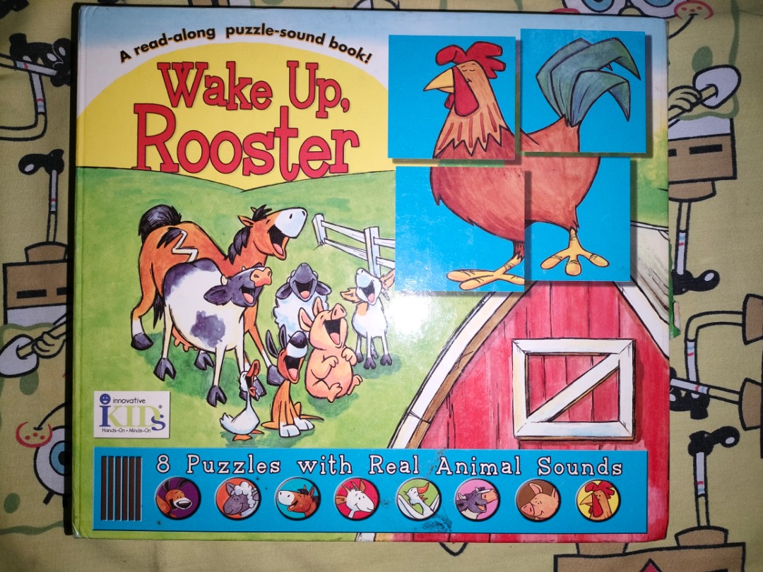 For Sale Preloved Kids Book A Read Along 2 Puzzle sound Book Wake Up for-sale-preloved-kids-book-a-read-along-2-puzzle-sound-book-wake-up