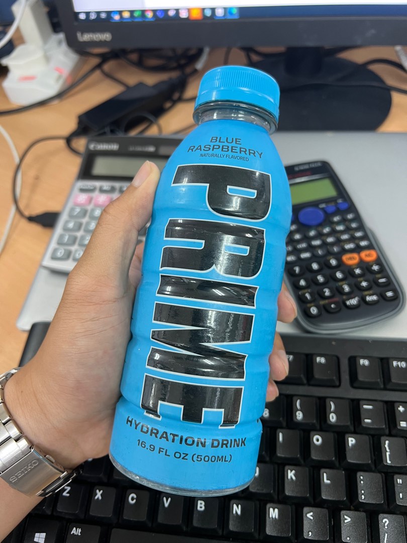 FREE DELIVERY BLUEBERRY RASPBERRY PRIME HYDRATION, Food & Drinks ...