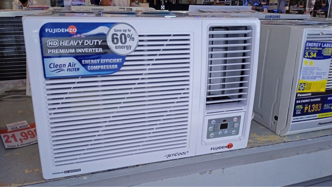 FUJIDENZO WINDOW TYPE AIRCON, TV & Home Appliances, Air Conditioning ...