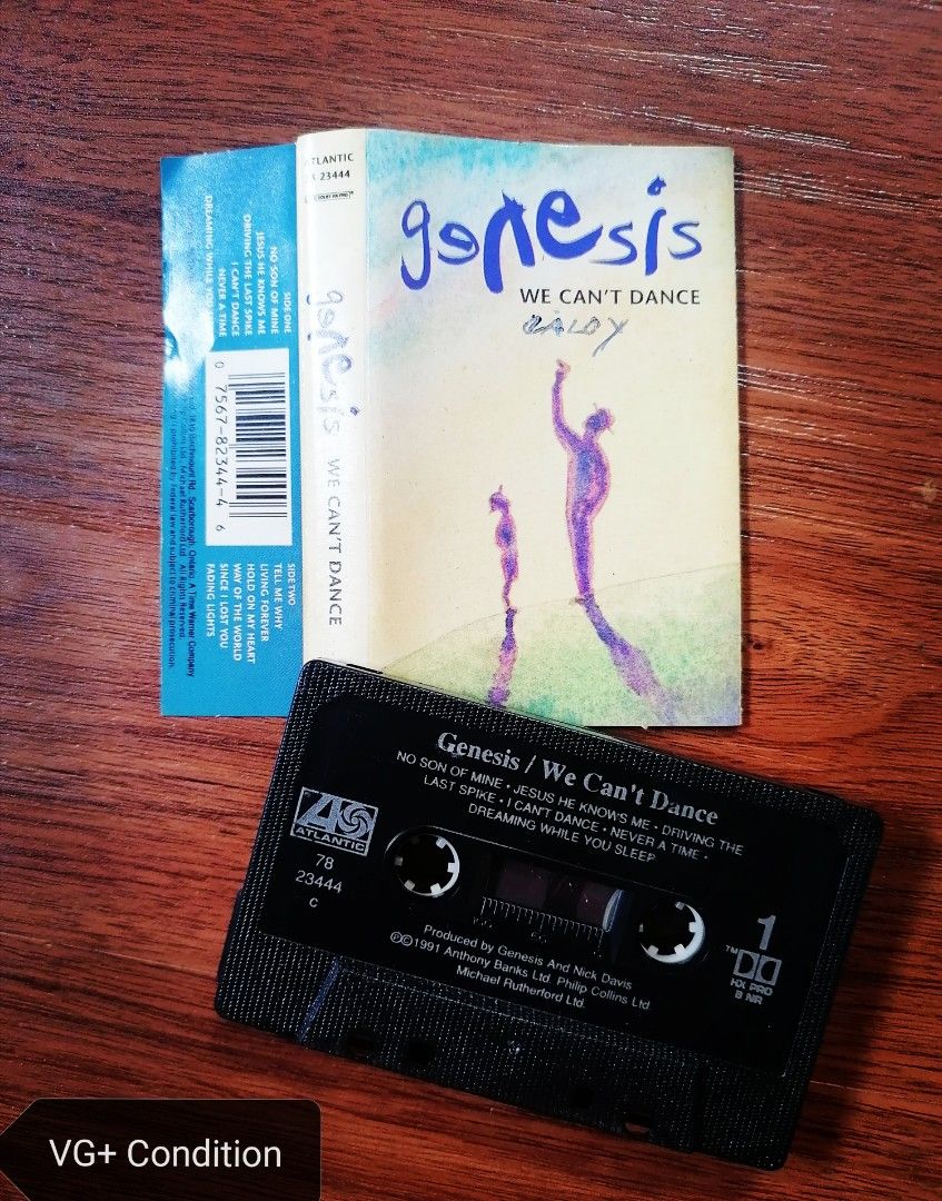 Genesis We Can't Dance Cassette Tape Original Cassette Tapes For Sale ...