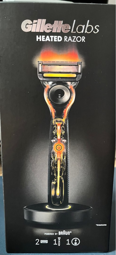 Gillette razor with heating blade, Beauty & Personal Care, Men's ...