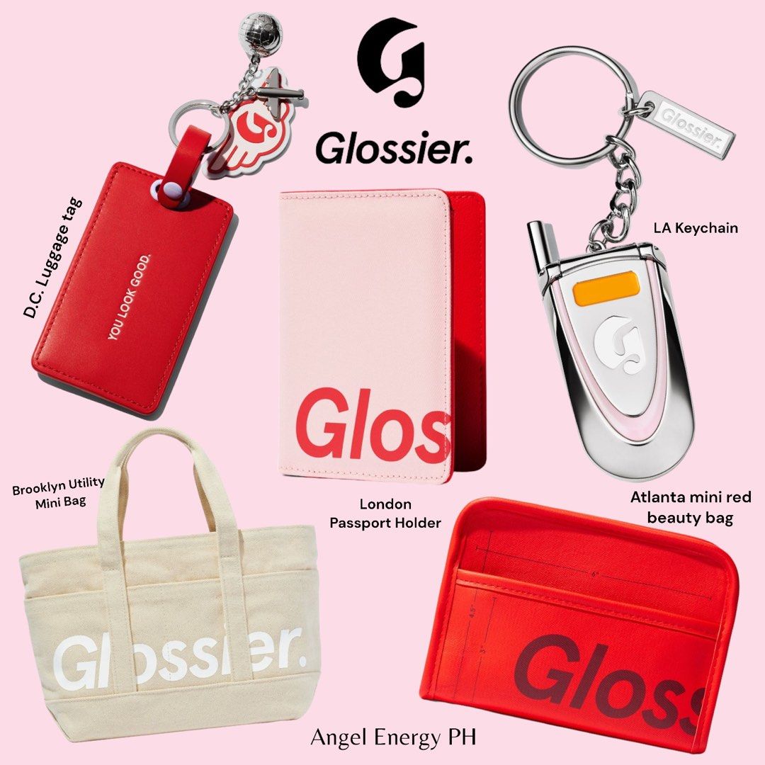 Glossier ~ LA Exclusive Keychain on Carousell