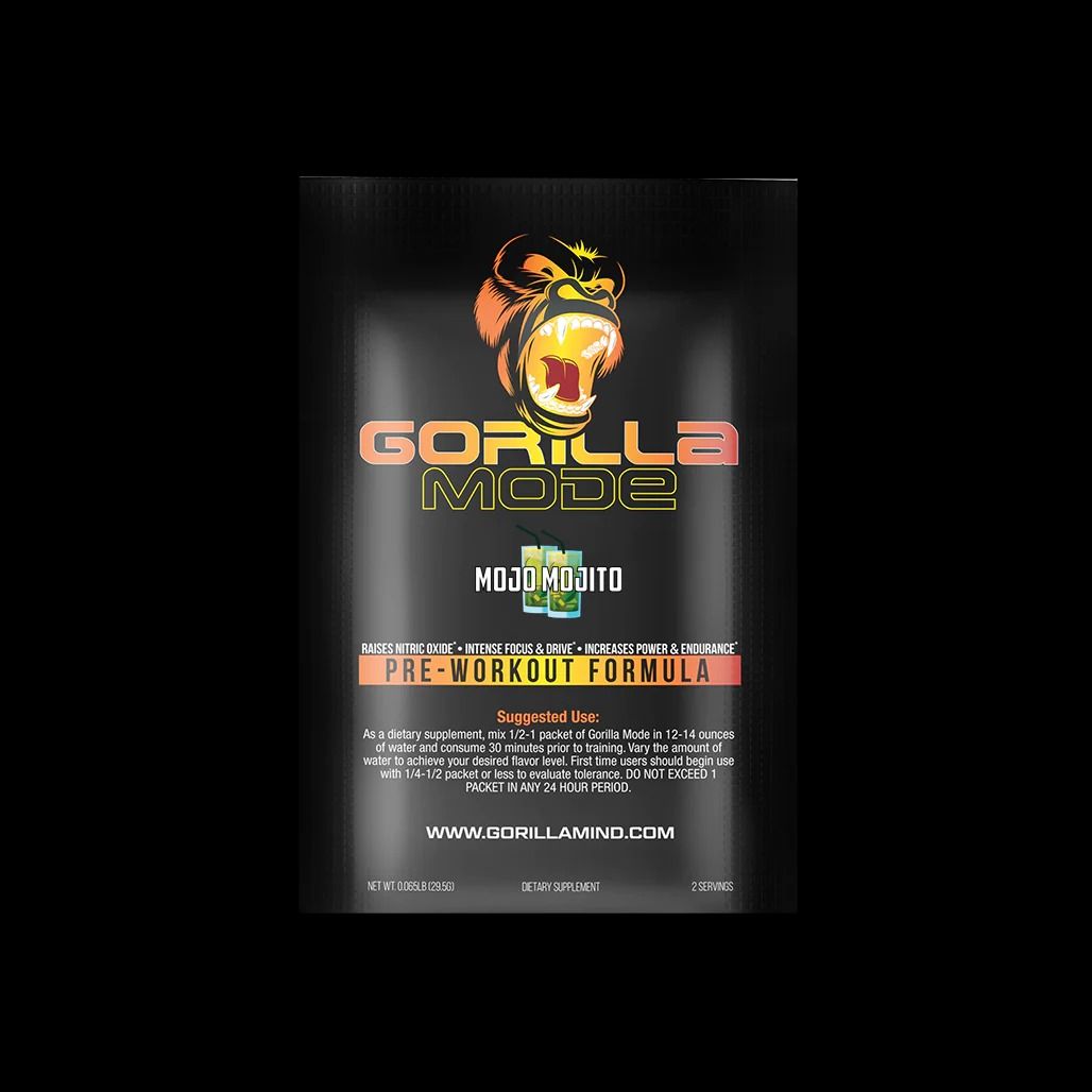 Gorilla Mode TO GO Pre-Workout Formula (Sample Packs), Health ...