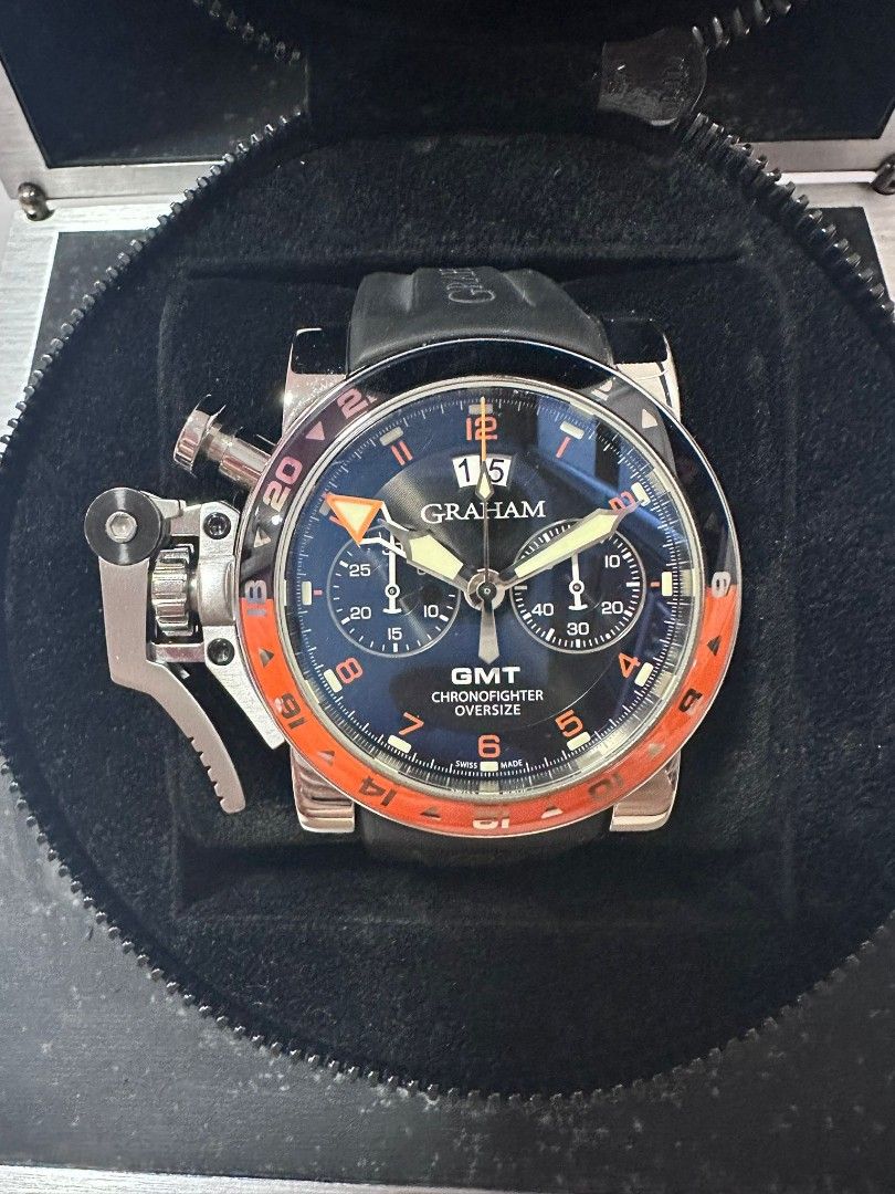 Graham Chronofighter Oversize GMT, Luxury, Watches on Carousell