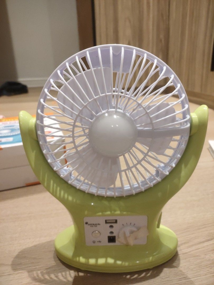 Green table fan, Furniture & Home Living, Lighting & Fans, Fans on ...