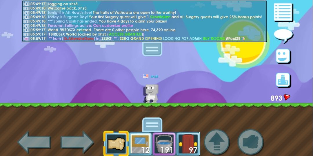 GROWTOPIA ACCOUNT LVL125, Video Gaming, Gaming Accessories, Game Gift ...